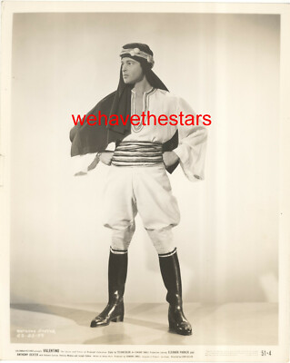 VINTAGE Anthony Dexter HANDSOME '51 VALENTINO Publicity Portrait | eBay