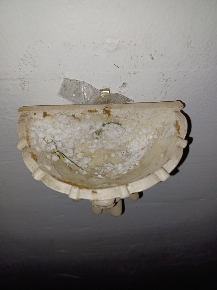 Angel Statue Wall Hanging Resin Planter Home Décor White | eBay