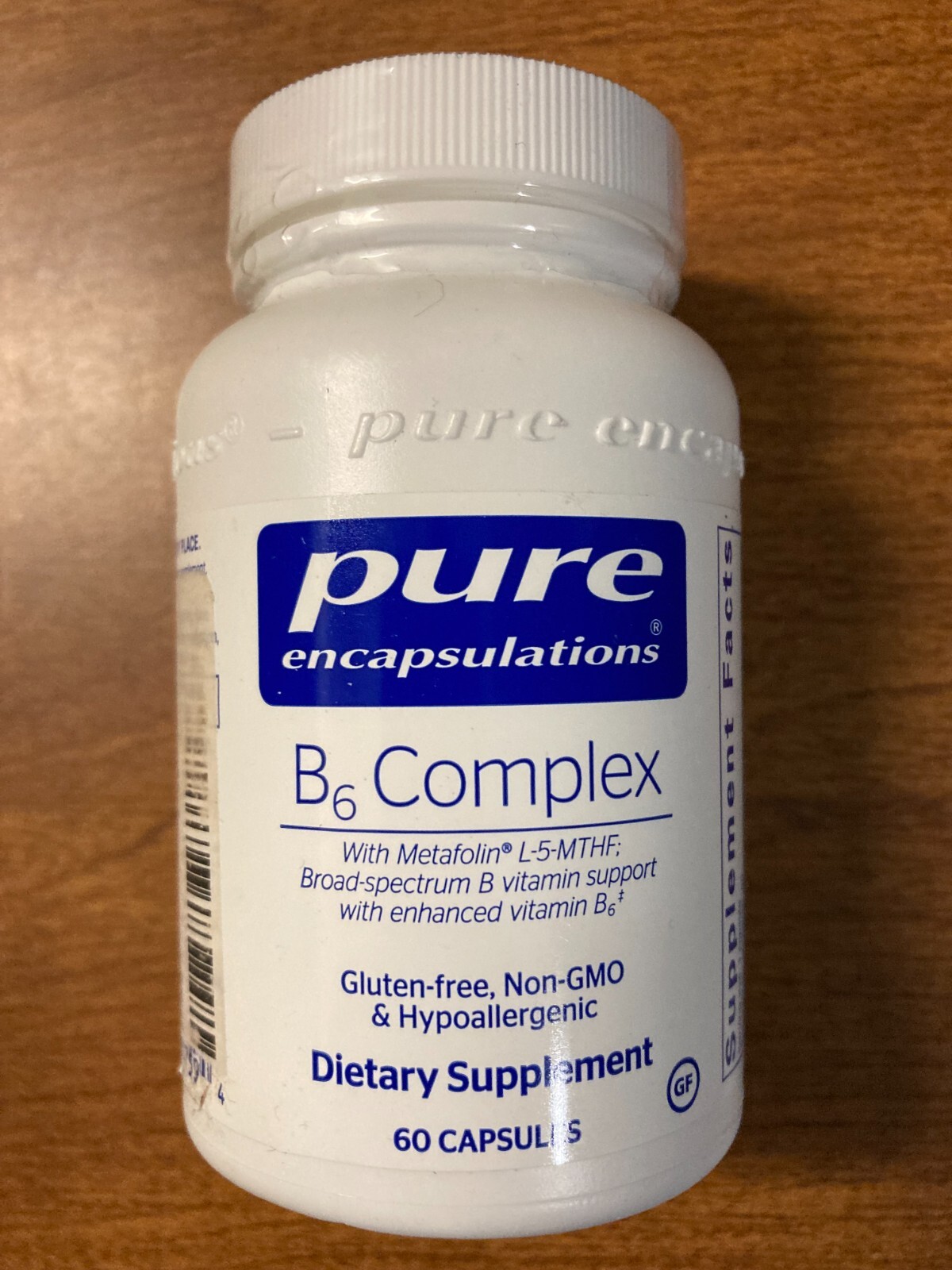 Pure Encapsulations B6 Complex Dietary Supplement - 120 Capsules for sale online | eBay
