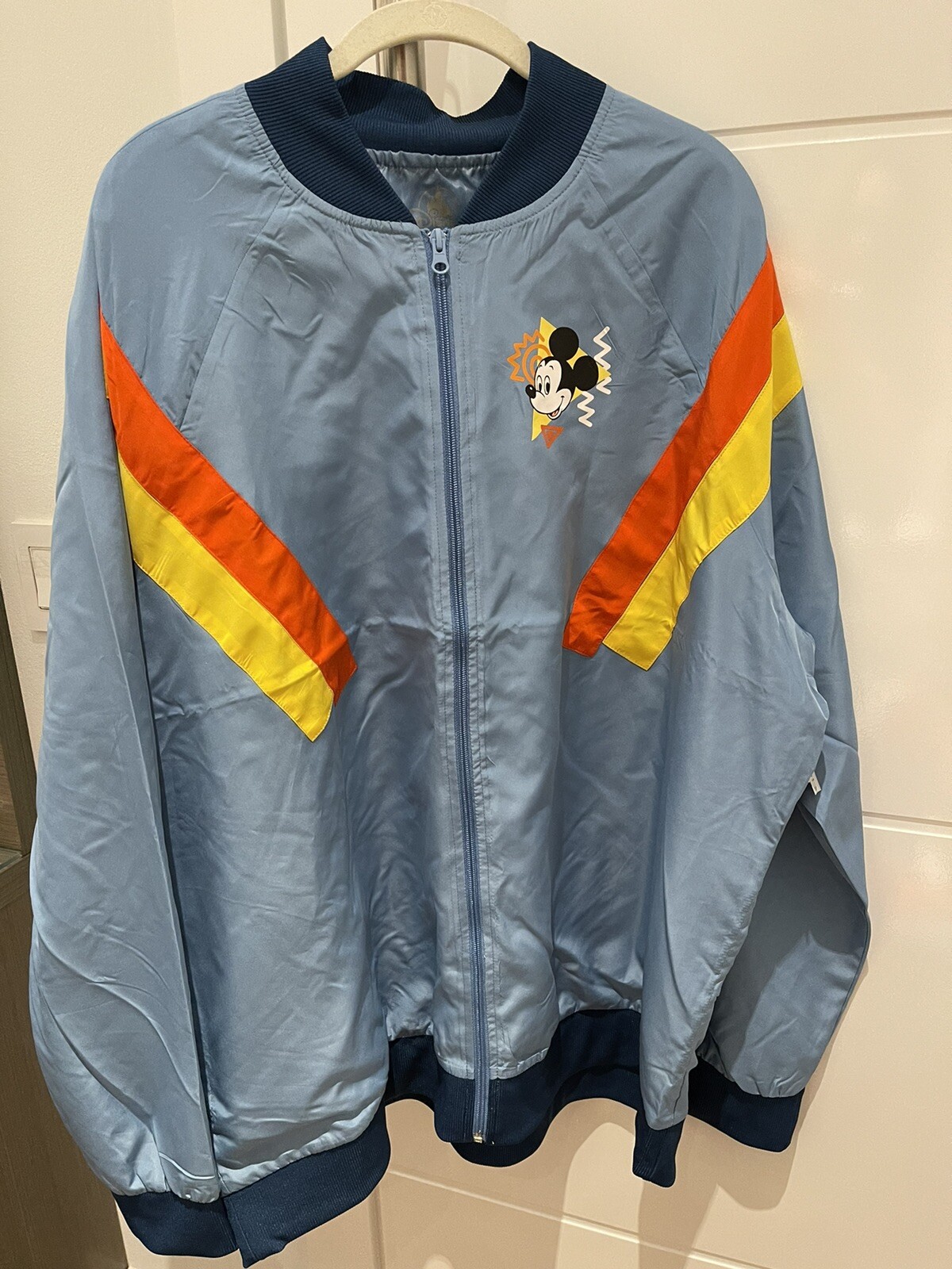Disney Parks Mickey Mouse Windbreaker Jacket- 2XL- Blue- NWT- 💯 ...