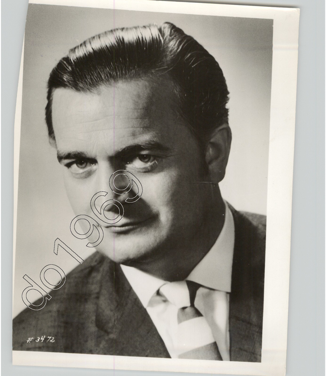 Hungarian Tenor Voice Actor SANDOR KONYA Striking Headshot 1963 Press ...