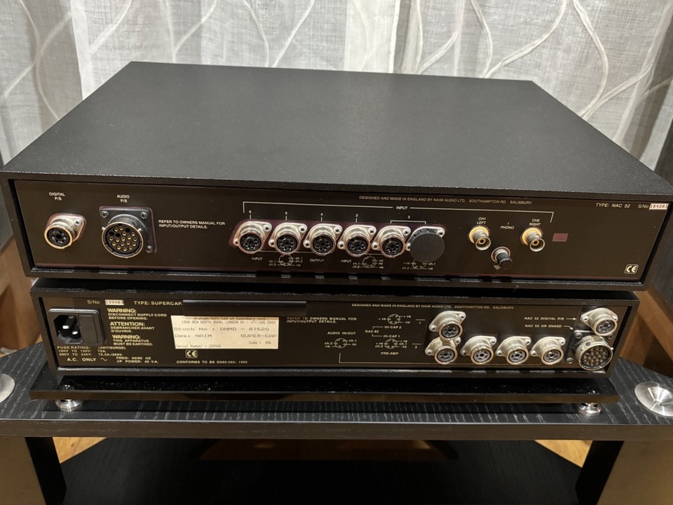 Naim NAC52 2002 model with POTS8, remote, manuals, box, 2022 service ...