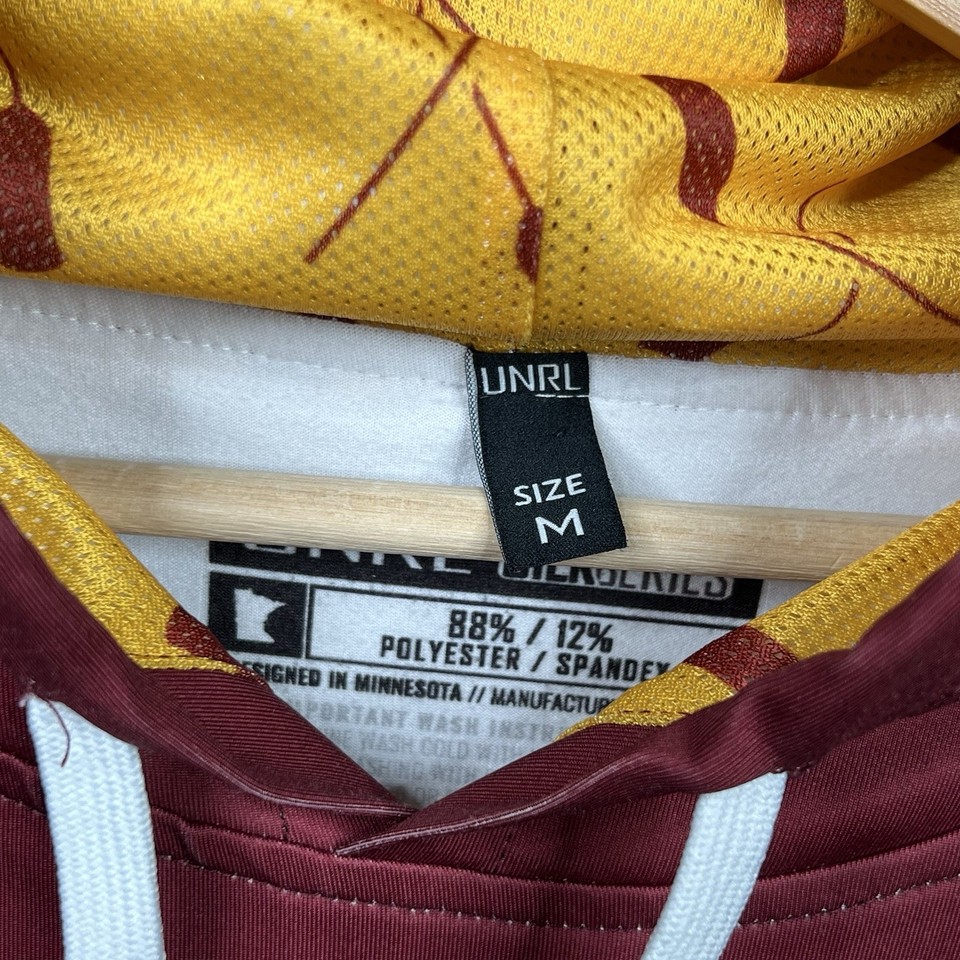 UNRL Minnesota Gophers Row the Boat Silk Series Hoodie Size Medium Red ...