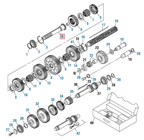 Input Shaft. Excel # 900090 Ref. # Eaton Fuller S-2822 S2822 Pinion ...