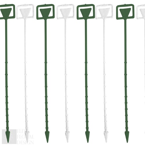 Clear or Green Cardettes Flower Card Holders Bouquet Craft Florist ...