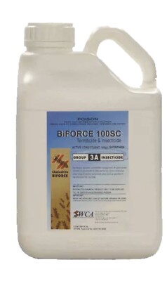 5L BIFORCE 100SC TERMITICIDE - SPIDERS TERMITE ANTS COCKROACHES FLEAS ...