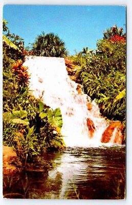 Zambezi Falls at Africa-USA Boca Raton Florida Vintage Postcard AF429 ...
