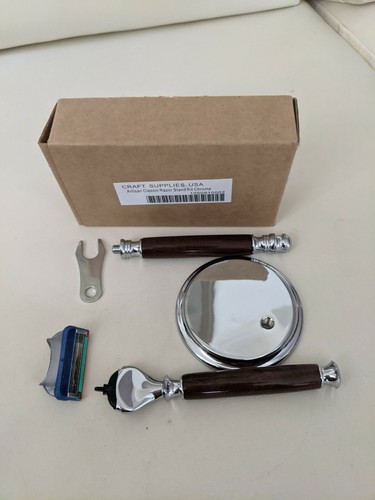 Artisan Classic Razor Stand Kit Chrome / Bloodwood By Craft Supplies ...