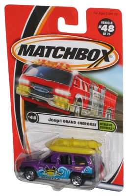 Matchbox Weekend Vélo Rando (2001) Violet Jeep Cherokee Voiture Jouet ...
