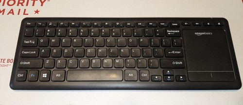 Amazon Basics Wireless Keyboard with Touchpad for Smart TV's Model: K4N ...