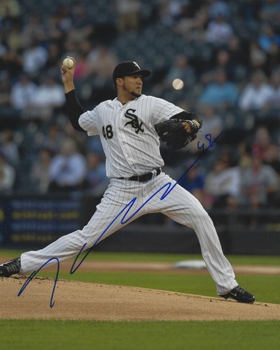 Hector Noesi Autographed Signed 8x10 Photo - MLB White Sox Yankees ...