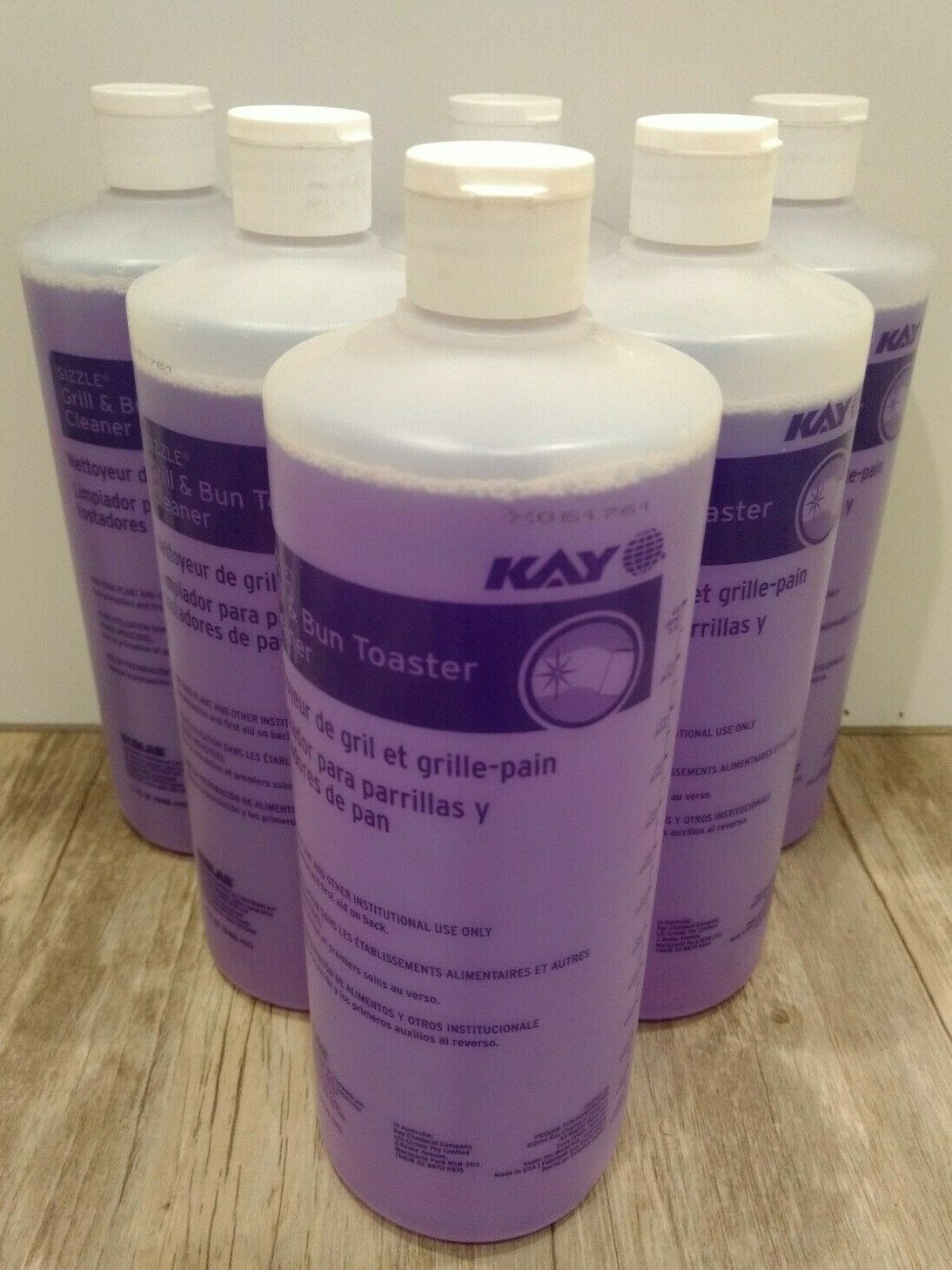 Kay Sizzle Grill & Bun Toaster Cleaner 1 Quart Each Bottle for sale ...