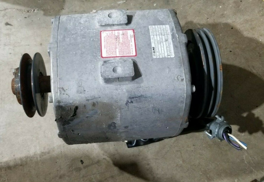 Elmo Type QSF112 B / 2-R-2T-4412 3~60Hz 3300rpm 208-240V Motor Used | eBay