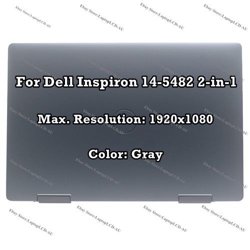 14" Gray Dell Inspiron 14 5482 FHD LCD Touch Screen Assembly Display ...