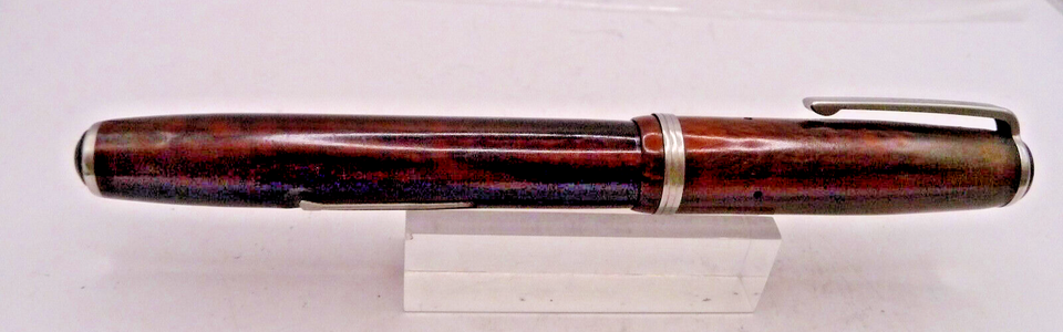 Esterbrook Vintage J BROWN Fountain Pen working--9550 extra-fine nib ...