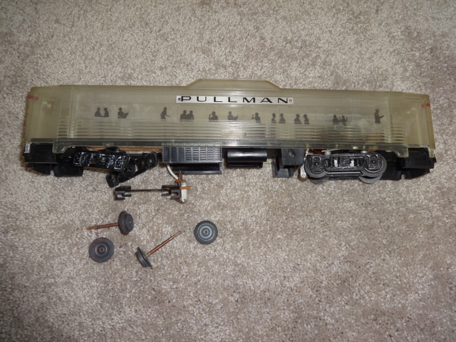 ORIGINAL SALESMAN SAMPLE CLEAR SHELL RDC BUDD CAR AUBURN MODEL TRAINS O GAUGE | eBay