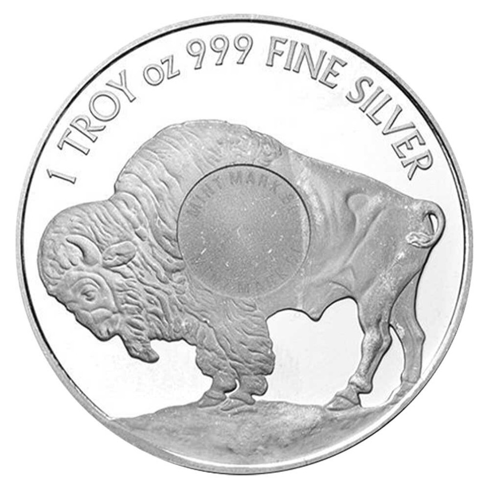 Roll of 20 - 1 Troy oz Sunshine Mint Buffalo .999 Silver Round Mint ...