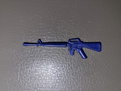 1982 83 GRUNT Vintage GI JOE Figure BLUE GUN RIFLE WEAPON ACCESSORY Not ...