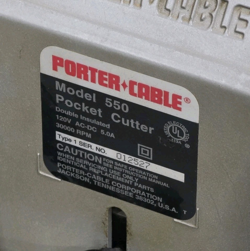 Porter Cable 550 Pocket Hole Cutter W/ Case | eBay