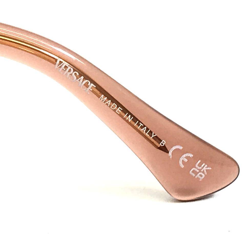 Versace Eyeglasses Frames MOD.3344 5434 Clear Pink Cat Eye Asian Fit 52 ...