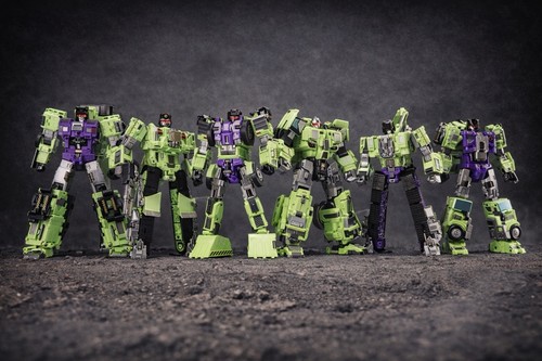 MECHA INVASION GIANT LEGION DEVASTATOR GREEN G1 COLOR Full Set of 6 | eBay
