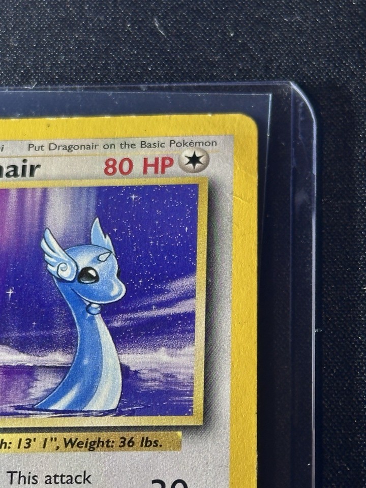 Pokémon TCG Dragonair Base Set 18/102 Rare Shadowless Card *READ ...