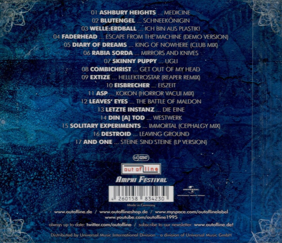 AMPHI FESTIVAL 2010 / CD Neuware - new & sealed | eBay