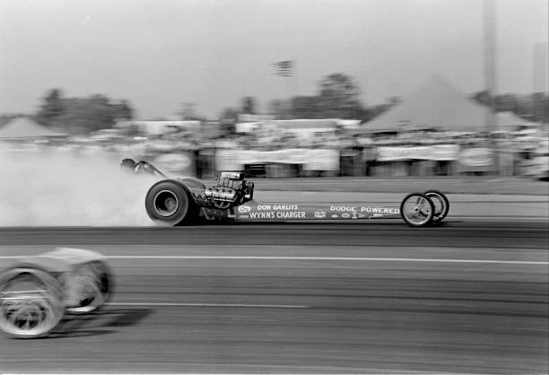 NHRA Drag Racing Great Don Garlits, Big Daddy 16 Old Motor Racing Photo ...