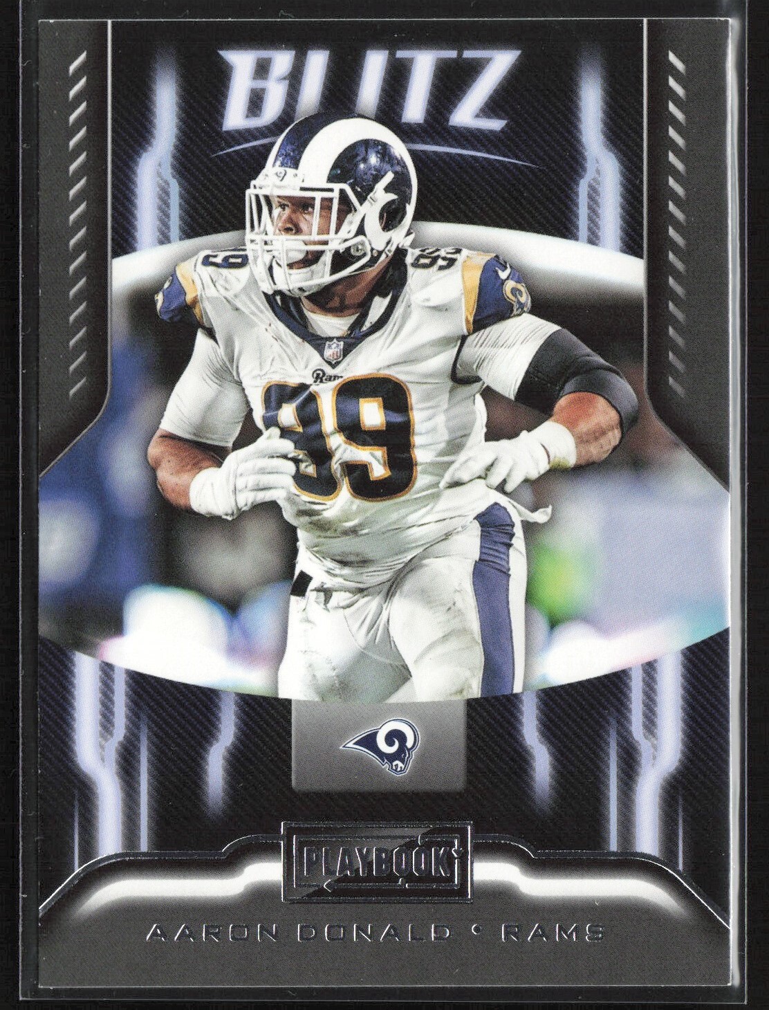 2017 Panini Playbook Blitz Aaron Donald #25 Los Angeles Rams | eBay