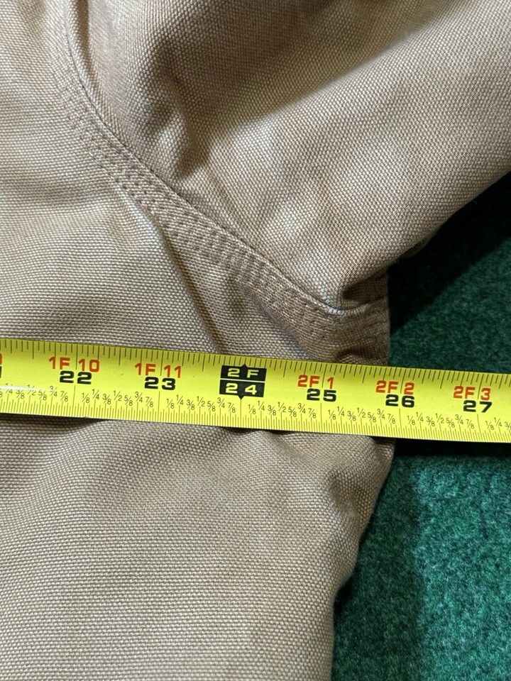 Vintage 90s Carhartt Tan Arctic Detroit J01 J97 Mens 44 XL Insulated ...