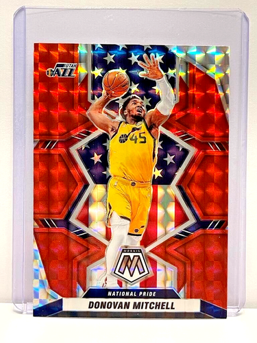 2021-22 Mosaic National Pride Red Donovan Mitchell | eBay