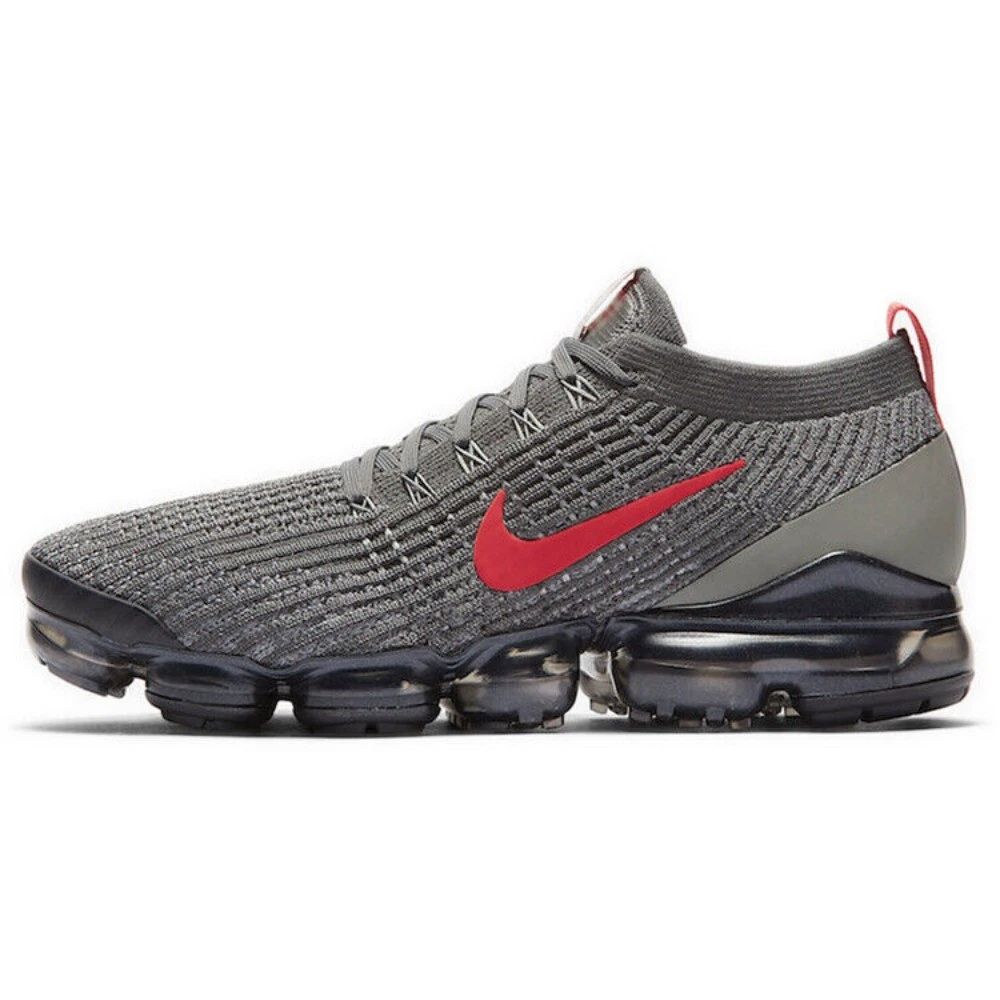 ナイキ メンズ ヴェイパーマックス Nike Air Vapormax Flyknit 3 スニーカー Iron Grey/Track Red/Particle Grey Nike Air VaporMax 3.0 Iron Grey for Sale | Authenticity Guaranteed
