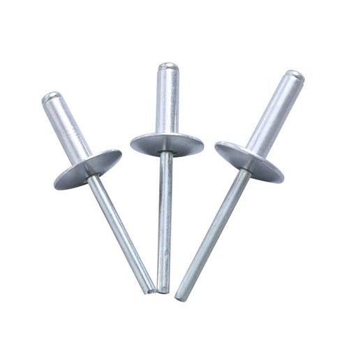 100-2000 PCS LARGE FLANGE ALUMINUM POP RIVETS 3/16" X 3/4" BIG HEAD ...