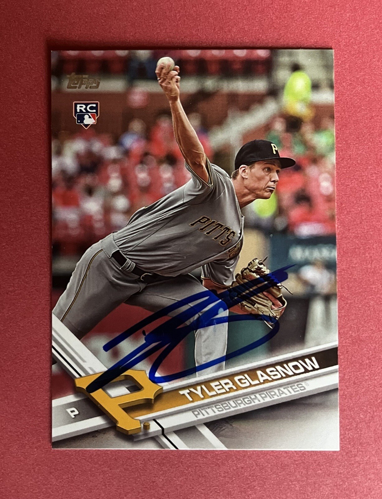 Tyler Glasnow Signed Autographed 2017 Topps (RC) #349 - Pirates Rays ...