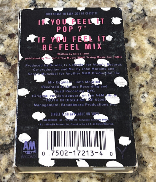 DENISE LOPEZ- IF YOU FEEL IT CASSETTE SINGLE TS- 7213 | eBay