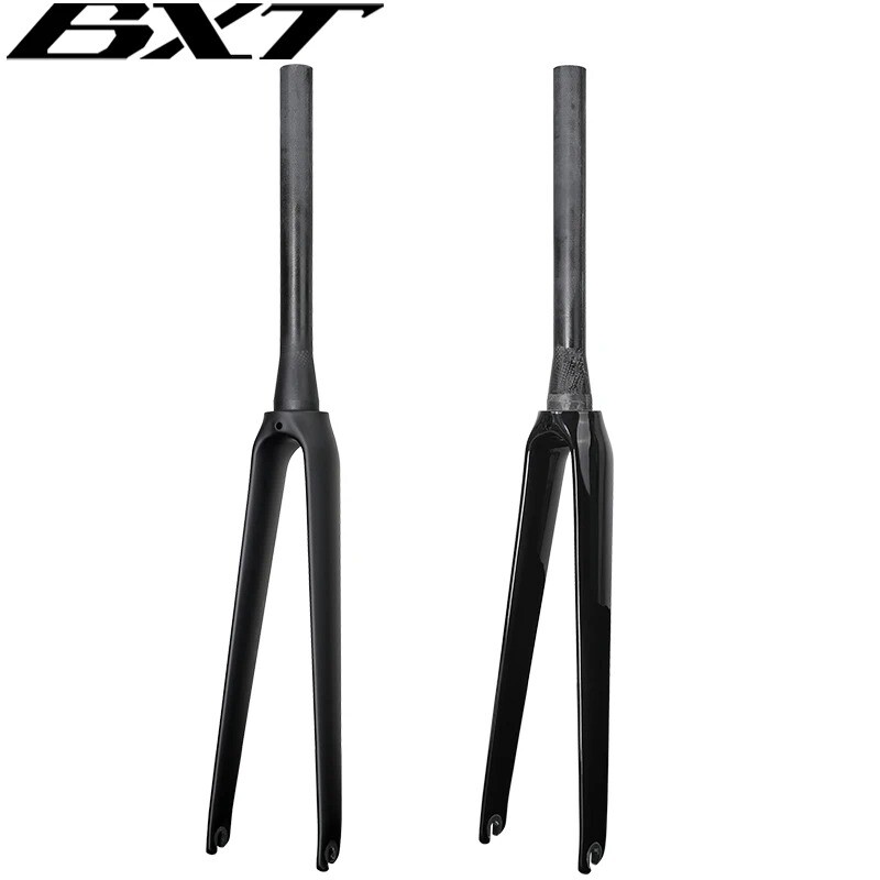 700C Fixed Gear Carbon Fiber Hard Forks for Track or Road Bike Tapered ...