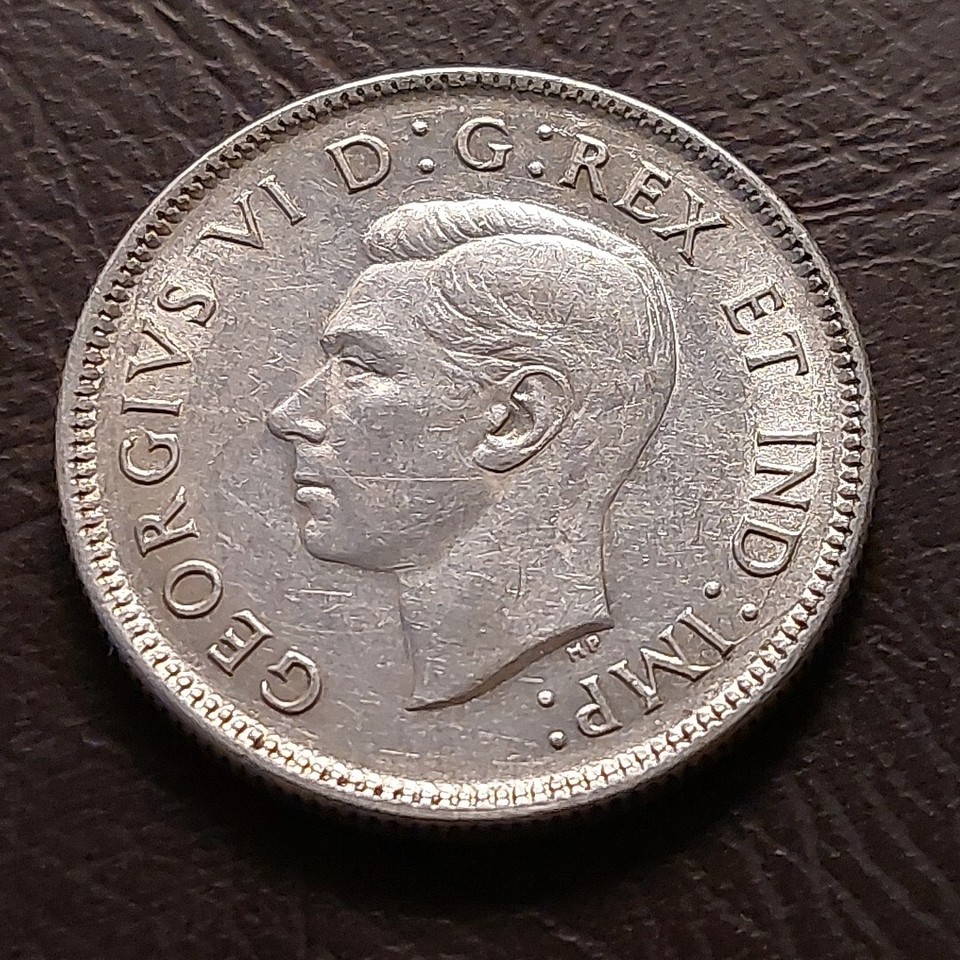 1941 Canada 25 Cents (Qe20) George VI Silver Quarter Coin 25 Cent | eBay