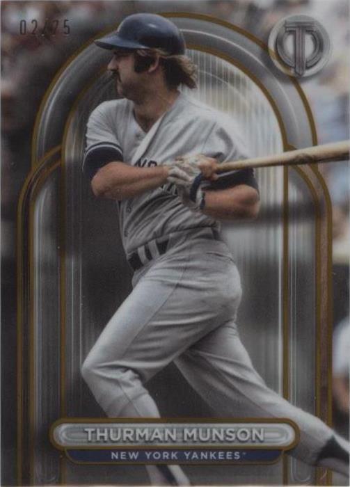 2024 Topps Tribute - Gold #46 Thurman Munson /75 for sale online | eBay
