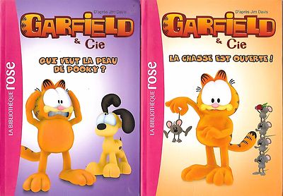 GARFIELD & cie bibliothèque rose 2 livres | eBay