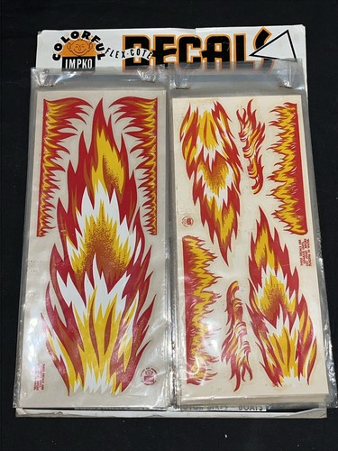 Vintage Impko Flames Fire Decals Store Counter Display - Dave Ohrt ...