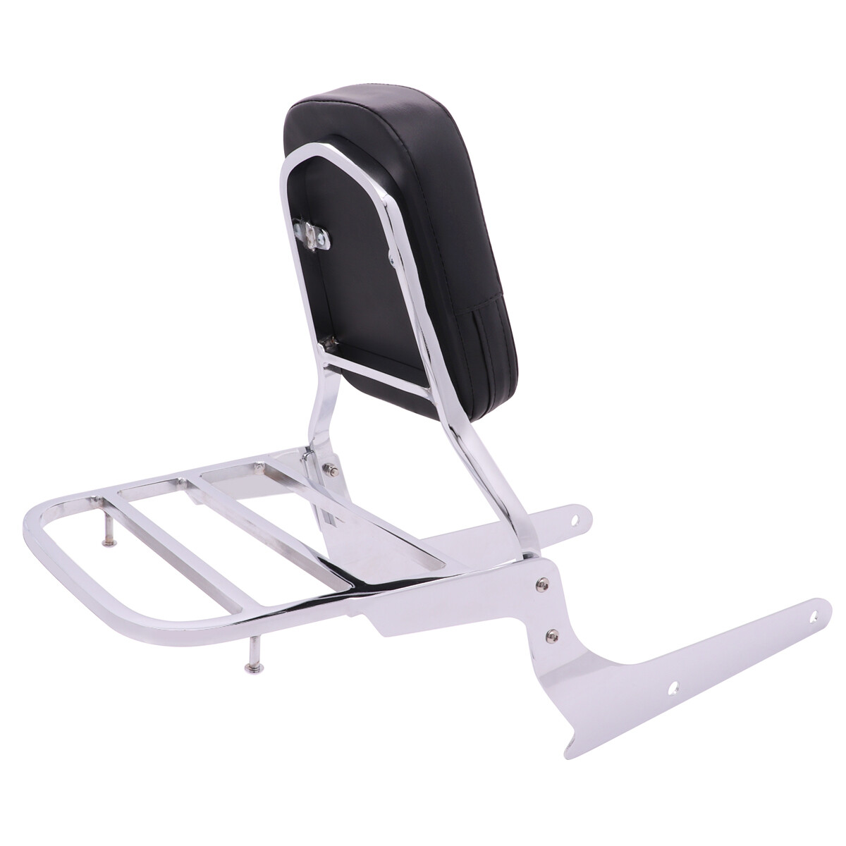 Backrest Sissy Bar Luggage Rack For Honda Shadow Spirit Phantom VT750C2 ...