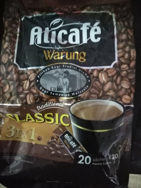 20t Alicafe Classic 3 in 1 Blend Instant Coffee Mix Malaysia Exquisite ...