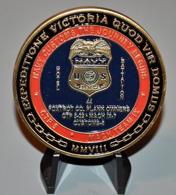 USN Navy Customs Battalions NAVELSG FWD Hotel F CO Plank Owner ...
