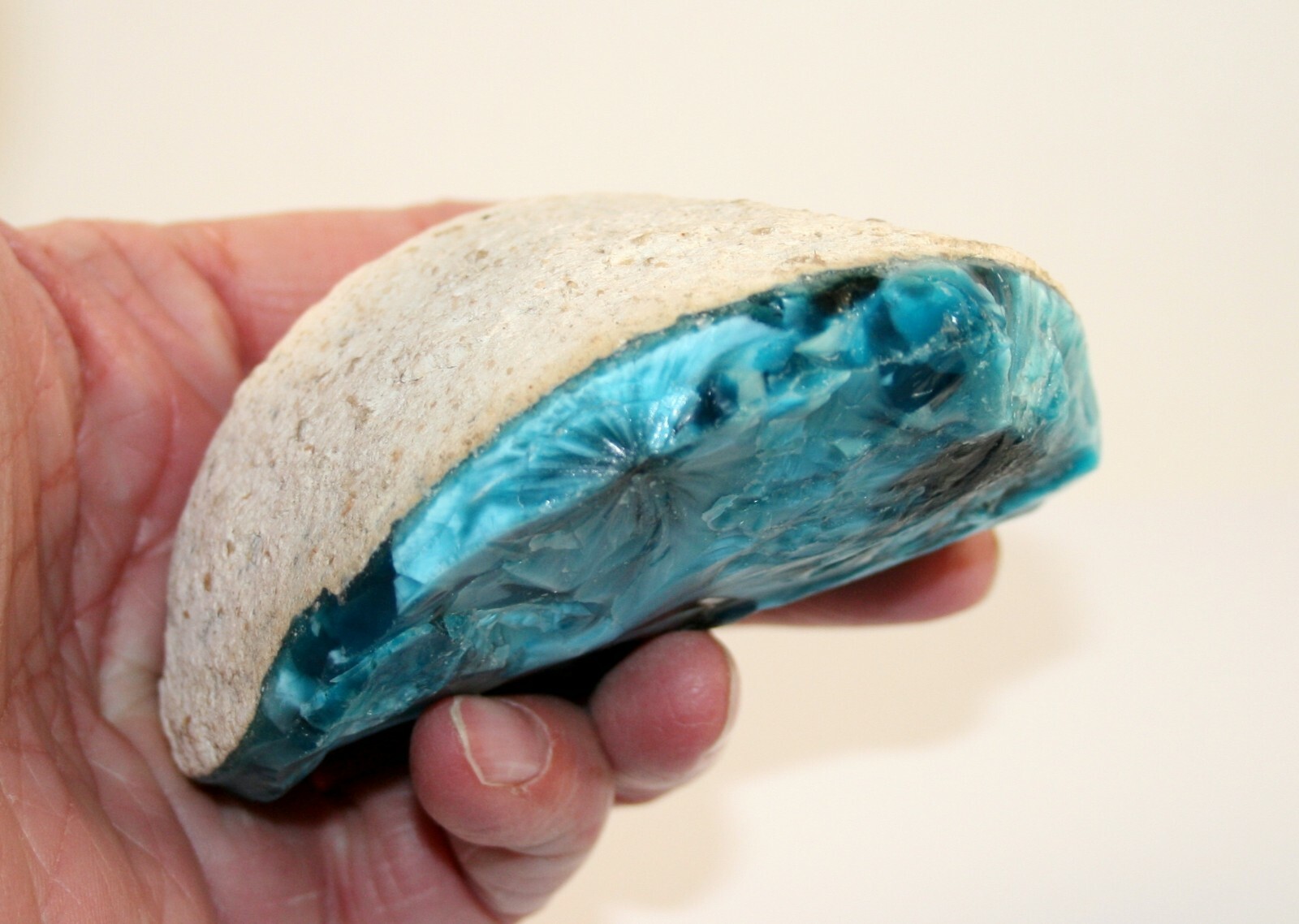 Victoria Stone (Imori) Boule Piece 327.0 grams Quiet Blue, Very ...