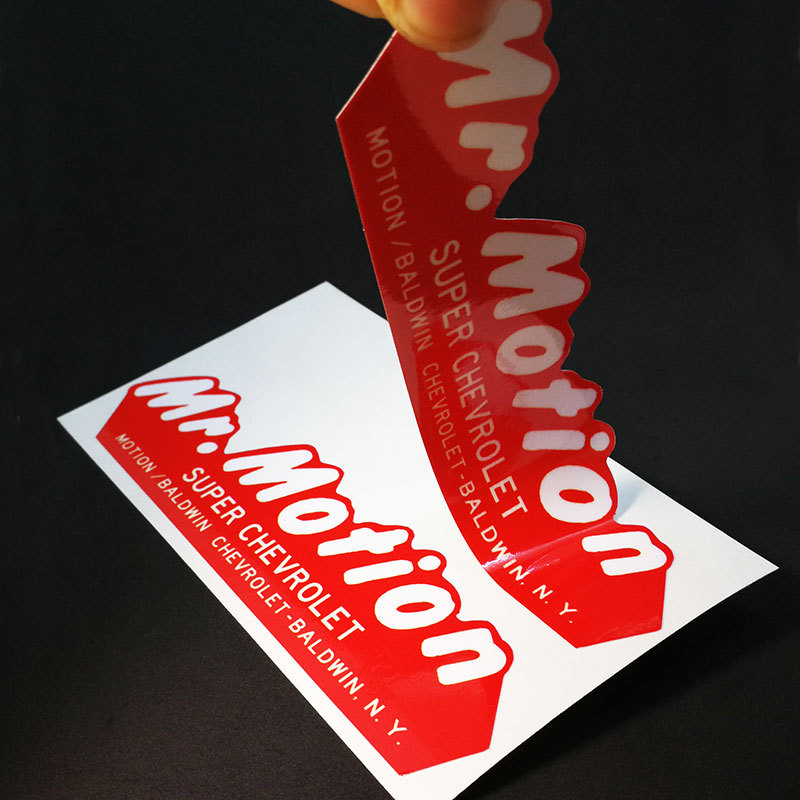 Pair of MR. MOTION, BALDWIN CHEVROLET NY Vintage Style DECALS, Vinyl ...