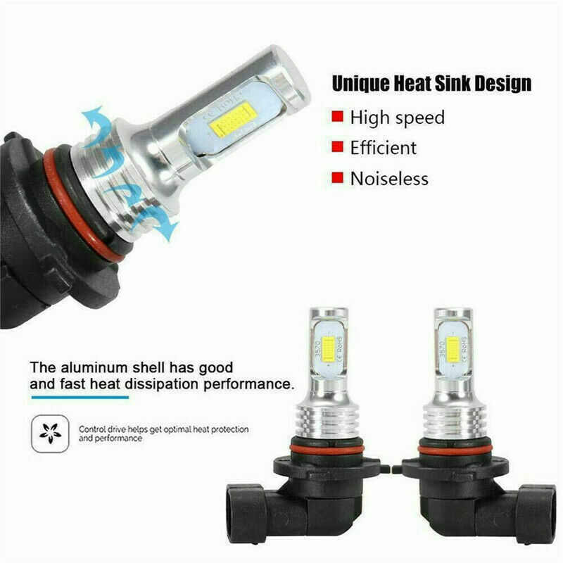 For Lexus RX330 2004 2005 2006 6x 6000K LED Headlight Fog Light Bulbs ...