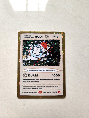 Pokkedo Rudi Christmas V1 / Fan Art Pokemon | eBay