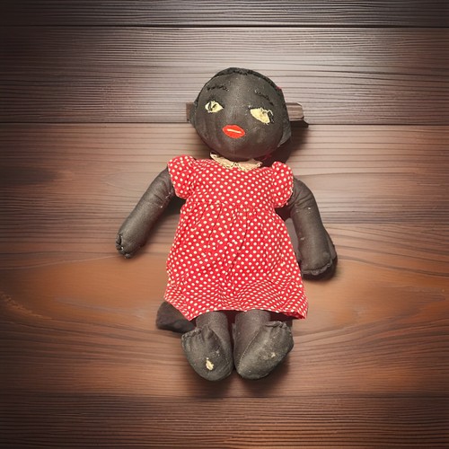 Antique Vintage Folk Art African Black Americana Black Cloth Rag Doll ...