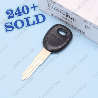 OEM Subaru Steel Master Key Blank Impreza Outback Legacy RS GT SVX ...