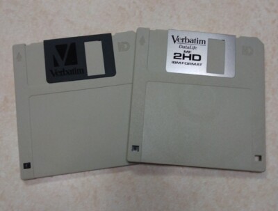 (1) Floppy Disk NEW VERBATIM 2HD 3 1/2 3.5" IBM Format 1.44 MB With NEW ...